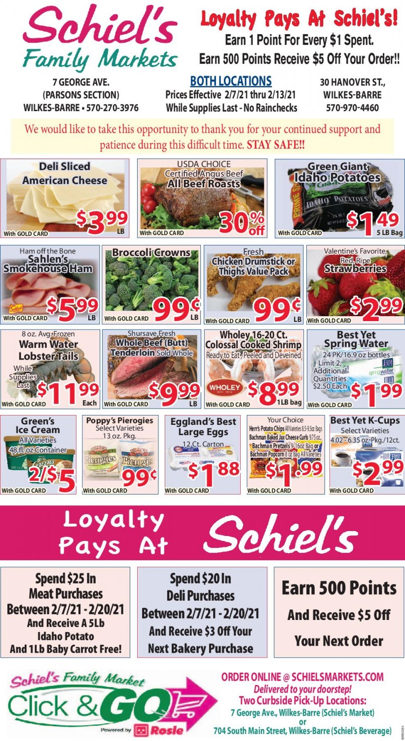 In-Store Savings | Schiel's Family Markets